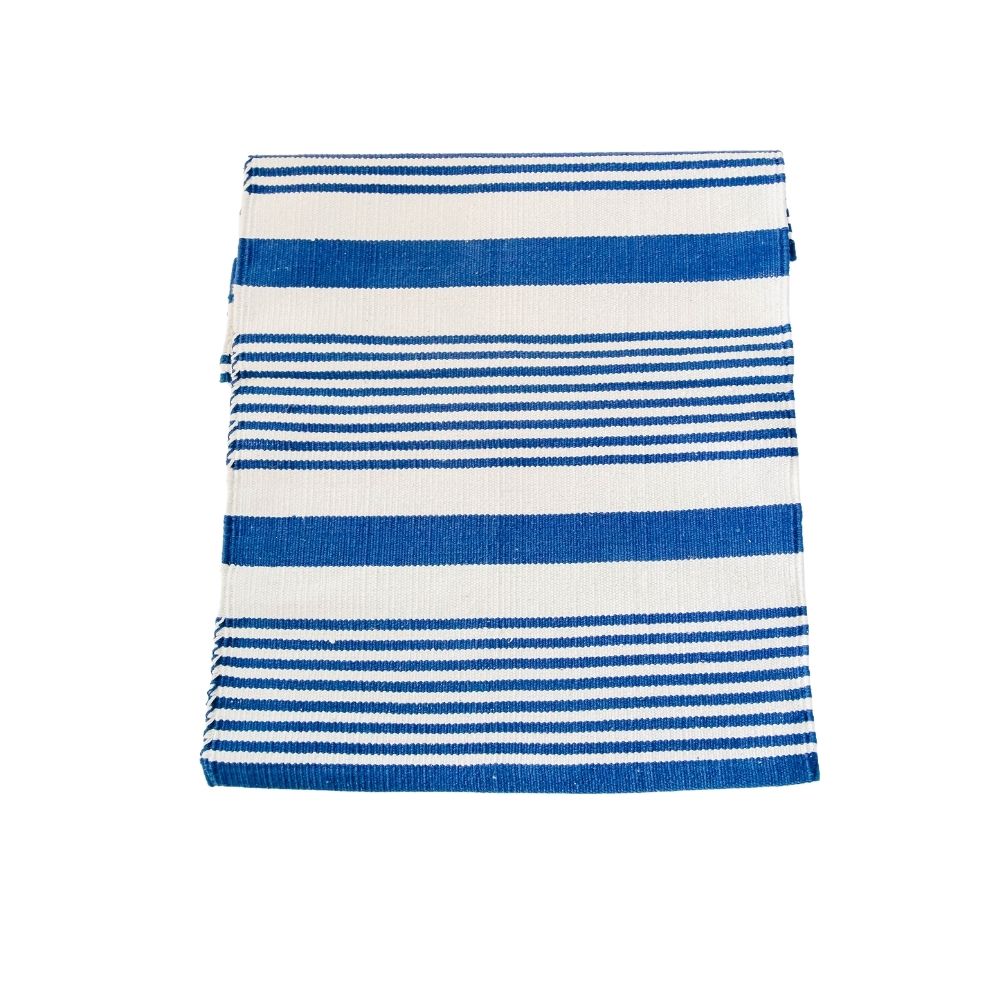 Blue & White Runner – A Blissful Nest